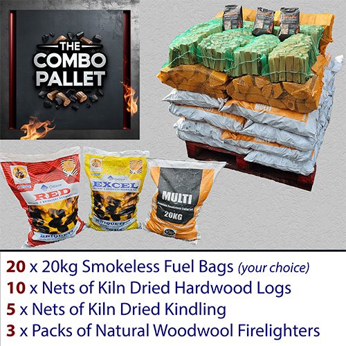The Combo Pallet | Best Smokeless Fuel, Kiln Dried Logs & Kindling ...