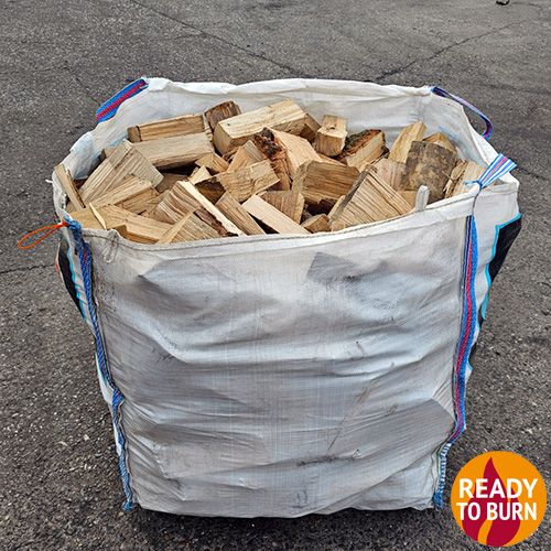 Kiln Dried Logs | Large Bulk Bag | Best 100% Hardwood