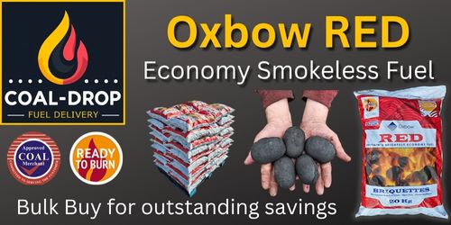 OXBOW RED Smokeless Fuel | 20kg Bags | Half/One Tonne Pallet ...